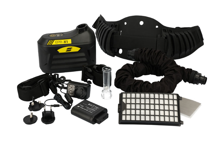 Nawiew EPR-X1 AIR PAPR do przyłbicy SENTINEL A50 SAVAGE A40 AIR ESAB ...