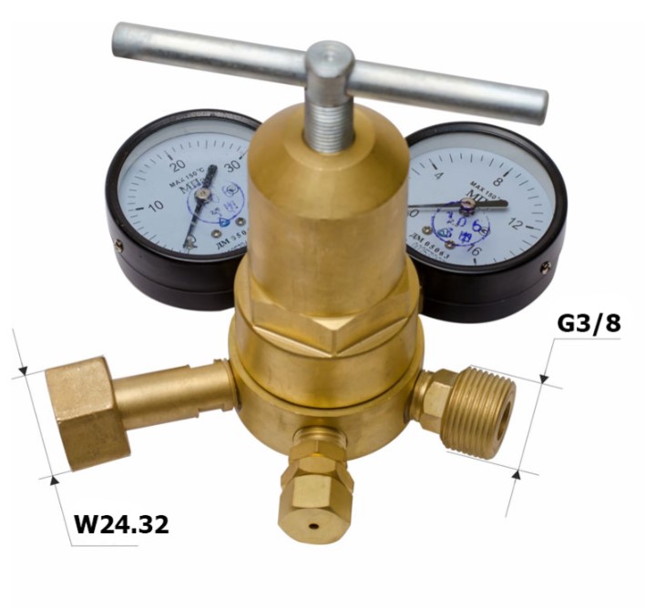 Reduktor butlowy jednostopniowy AZOT 200/90bar - Izmet Centrum spawalnicze